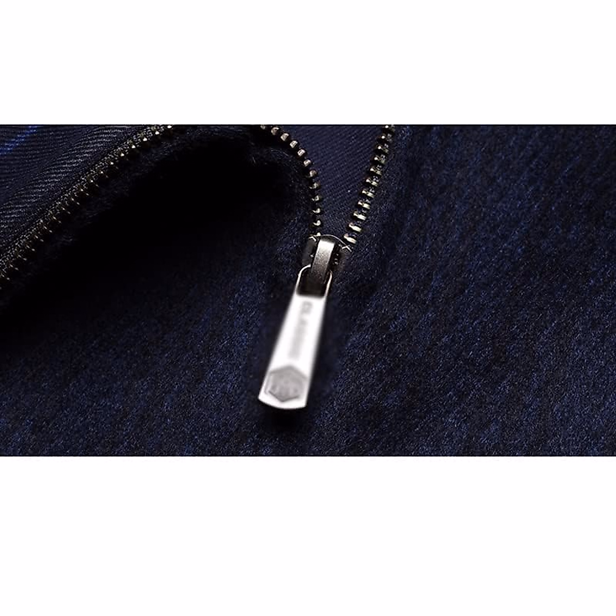 BaRdzo Men's Coat Autumn and Winter Casual Lapel Wool Coat Men Sim Stripe Zip Coat Menswear (Color : E, Size : 190 code)