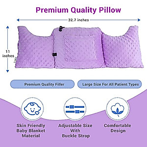 Mastectomy Pillow - Post Surgery Pillow, Breast Pillow for After Heart Surgery, Breast Reduction & Augmentation Patients - Heart Pillow for Sleeping, Recovery & Seatbelt Protection-Surgery Pillow Gift