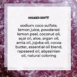 Suds & Co. Solid Shampoo Bar, Zero Waste Shampoo, Natural Shampoo Bar Soap, Sustainable, Hair Care - Lotus, 3.0 Ounce