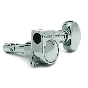 Grover 406C Rotomatic Mini 3 per Side Self Locking Machine Heads, Chrome