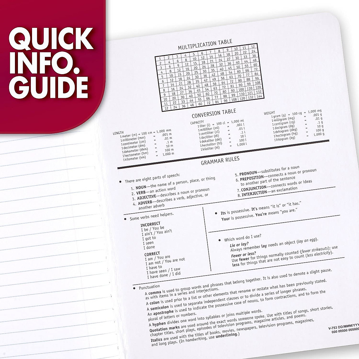 Mead Composition Notebook, Wide Ruled Paper, 9-3/4" x 7-1/2", 100 Sheets per Notebook, Black Marble (38301), Pack of 3