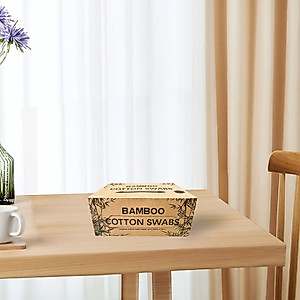 1200pcs Precision Tip Cotton Swabs for Makeup, Bamboo Sticks and Double Pointed