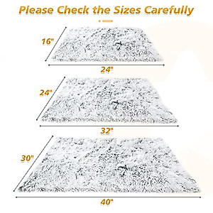 PJYuCien Fluffy Fleece Calming Pet Throw Blanket, Super Soft and Warm for Indoor Cats and Dogs, Small 16 * 24", Machine Washable, Grey Puppy Blanket