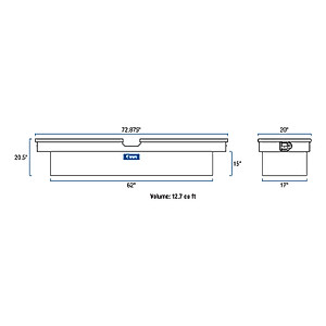 UWS TBD72 Blue Series Gull Wing Box
