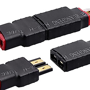 Hobbypark RC Battery Adapter Connector for Traxxas TRX to HXT 4mm Banana Plugs fit Slash/Rustler/Stampede/Bandit/E Revo RC Car