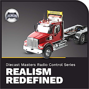 Diecast Masters RC Truck Western Star 49X SFFA Tridem Axle Heavy-Haul Tractor w/Lowboy Trailer | Radio Control Tractor Truck | 1:16 Scale Remote Control Truck and Trailer | Model 27010