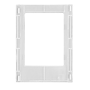 Mini Picture Frame, ABS DIY 3 in Mini Splicing Magnetic Picture Frame for Home (Transparent)