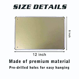 Retro Sign Tin Sign Cigar Knowledge Aluminum Sign Wall Decor Shed Garage Man Cave Kitchen 8 X 12 Inch