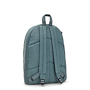 Kipling Women's Harper Backpack, Organize Accessories, Adjustable Padded Straps, Top Carry Handle, Nylon Bag, Light Aloe Tonal, 12.75" L x 16.75" H x 8" D