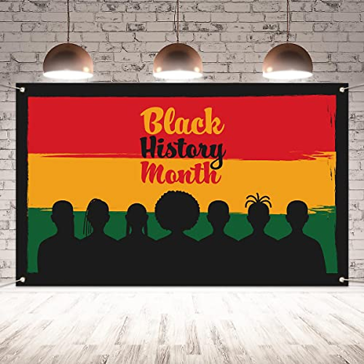 Black History Month Photo Backdrop Black History Month Banner African American Juneteenth Deocr and Supplies for Home
