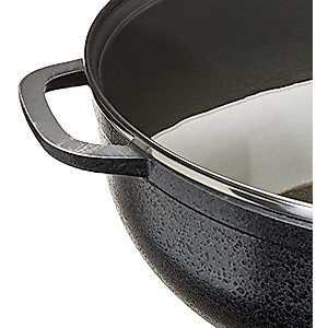 Iimusa IMUSA USA Hammered Basic Caldero 4.3-Quart, Gray