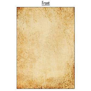 50 Sheets of old looking / Vintage Design Paper DIN A4. Great for vintage invites and letters