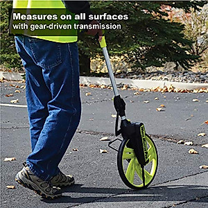 Calculated Industries 6540 Wheel Master Pro 12 Commercial Grade Feet-Inch Distance Measuring Wheel; + FREE Carrying Pack