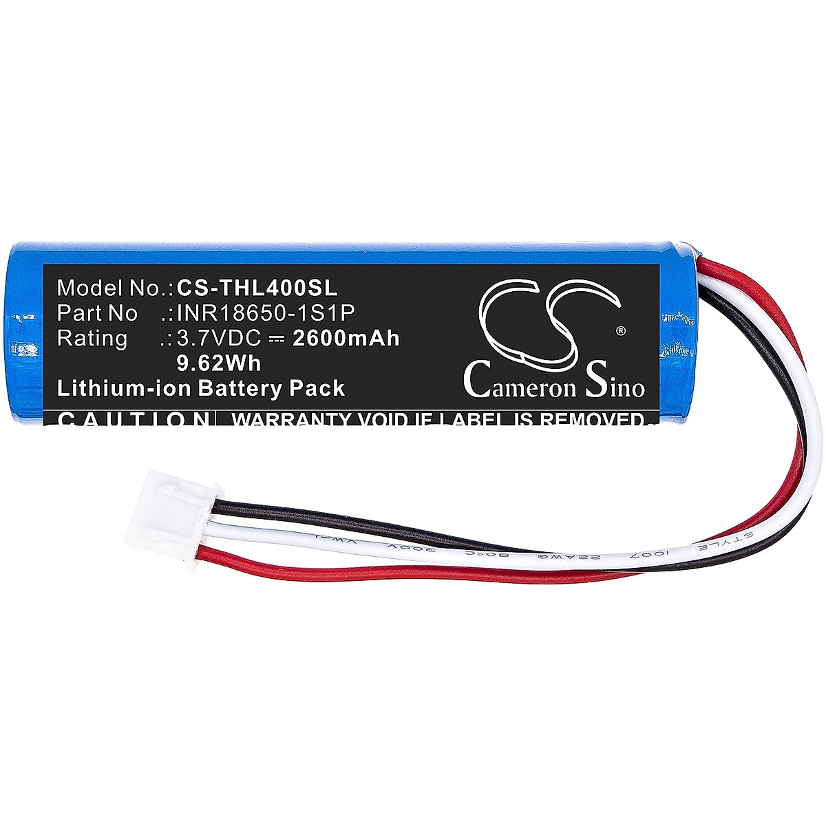 FITHOOD Battery Replacement for Theradome LH80 LH80 Pro LH40 INR18650-1S1P (2600mAh/3.7V)