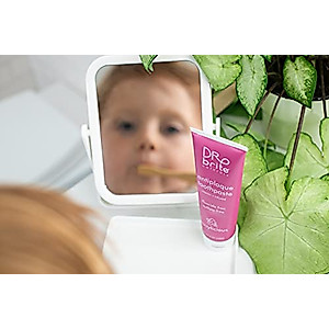 Dr. Brite Natural Kids Antiplaque Toothpaste, Fluoride Free Sulfate Free Doctor Formulated Plant-Based Ingredients - Berry, 5 oz (3-Pack)