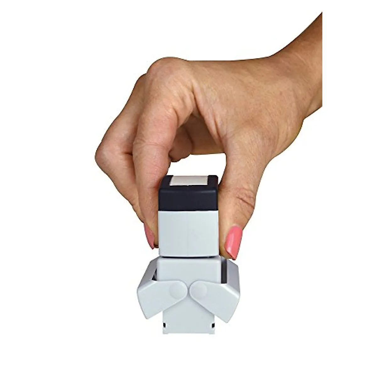 AccuStamp - ACCU-STAMP2 Message Stamp with Shutter, 2-Color, ENTERED, 1-5/8" x 1/2" Impression, Pre-Ink, Red and Blue Ink (035544)