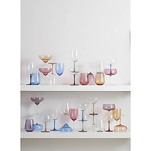 Oneida Bottoms Up Wine Glasses, Set of 4, 4 Count, Multi