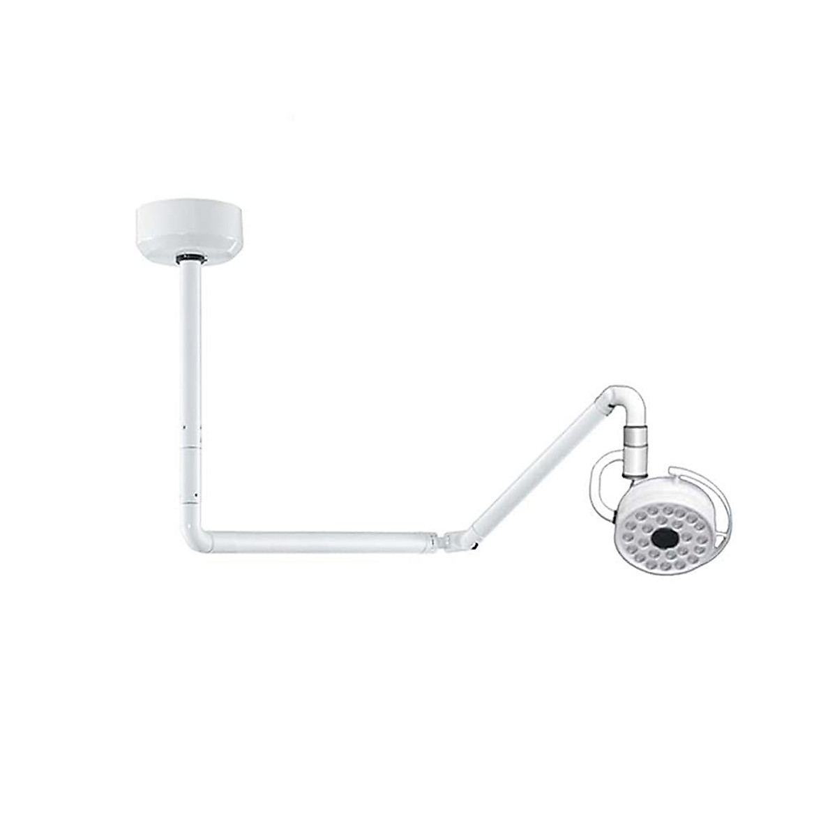 72W Hanging LED Surgical Exam Light Shadowless Lamp Pet Surgery Dental Department 24 Super Beads