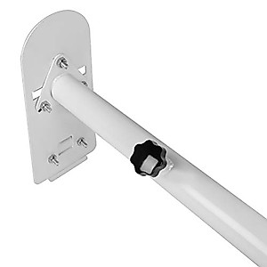 STAYTOP 2 Bars Van Racks Adjustable Van Roof Ladder Rack Carrier 2 Cross Bars 78.8in Steel Utility Ladder Truck Pickup Rack for Chevy Express 2500 for GMC Savana with Rain Gutters