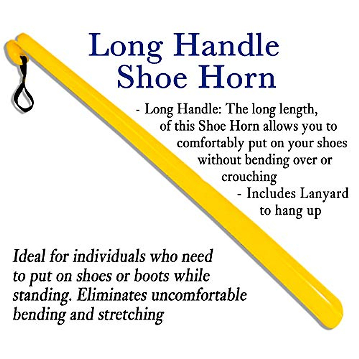 RMS Premium 7-Piece Hip Knee Replacement Kit with Leg Lifter, 19 and 32 inch Rotating Reacher Grabber, Long Handle Shoe Horn, Sock Aid, Dressing Stick, Bath Sponge - for Knee or Back Surgery Recovery