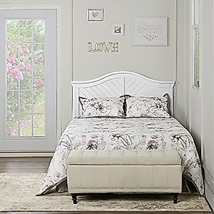 Dream On Me Kaylin 5-in-1 Convertible Crib in White, Greenguard Gold Certified 56x31x47 Inch (Pack of 1)