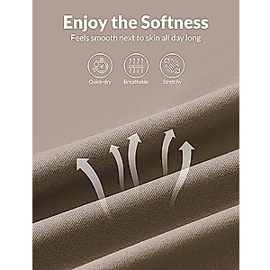 BALEAF Women's Straight Leg Sweatpants Wide Leg Athletic Lounge Pants Pockets Stretch Soft Workout Brown L