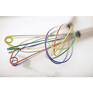 Kuhn Rikon "Colori" 10.75" of Silicone Whisk, Multicolor