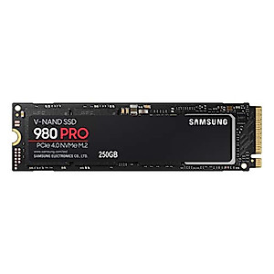 SAMSUNG 980 PRO 250GB PCIe NVMe Gen4 Internal Gaming SSD M.2 (MZ-V8P250B)
