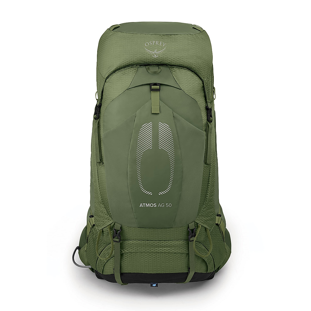 Osprey Atmos AG 50L Men's Backpacking Backpack, Mythical Green, L/XL
