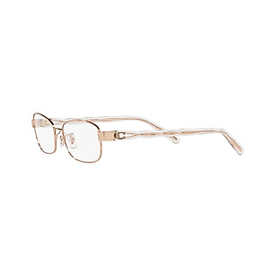 Coach HC5138 Prescription Eyewear Frames, Brushed Rose Gold/Demo Lens, 55 mm