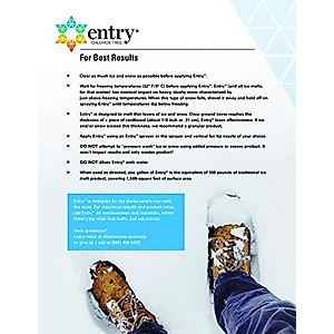 Branch Creek Entry Chloride-Free, Non-Toxic, Liquid Snow and Ice Melt Certified Safe for Pets, Plants, Floors, Concrete, Sidewalks, and Metal for Residential or Commercial Use (0.5 Gallon)