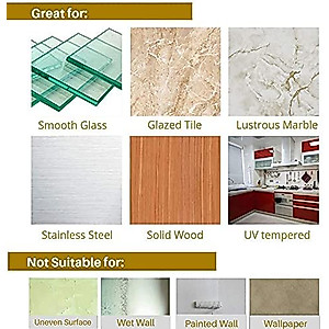 SUNFICON 2 Pack Adhesive Bathroom Shelf Organizer Shower Caddy No Drilling Shower Shelf Bath Essentials Shampoo Spice Holder 4 Clear Adhesives for Shower Room Bathroom Kitchen White