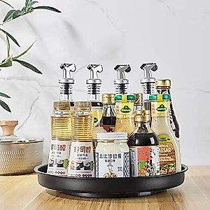 kuvar Lazy Susan Turntable Organizer Rotating Spinning Spice Rack Storage Container.
