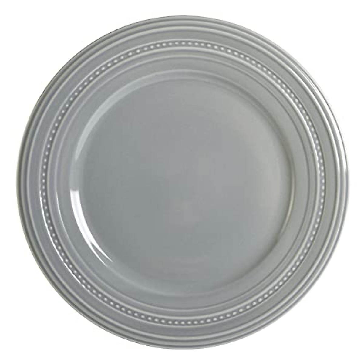 Gibson Elite Barberware 16 Piece Dinnerware Set, Gray