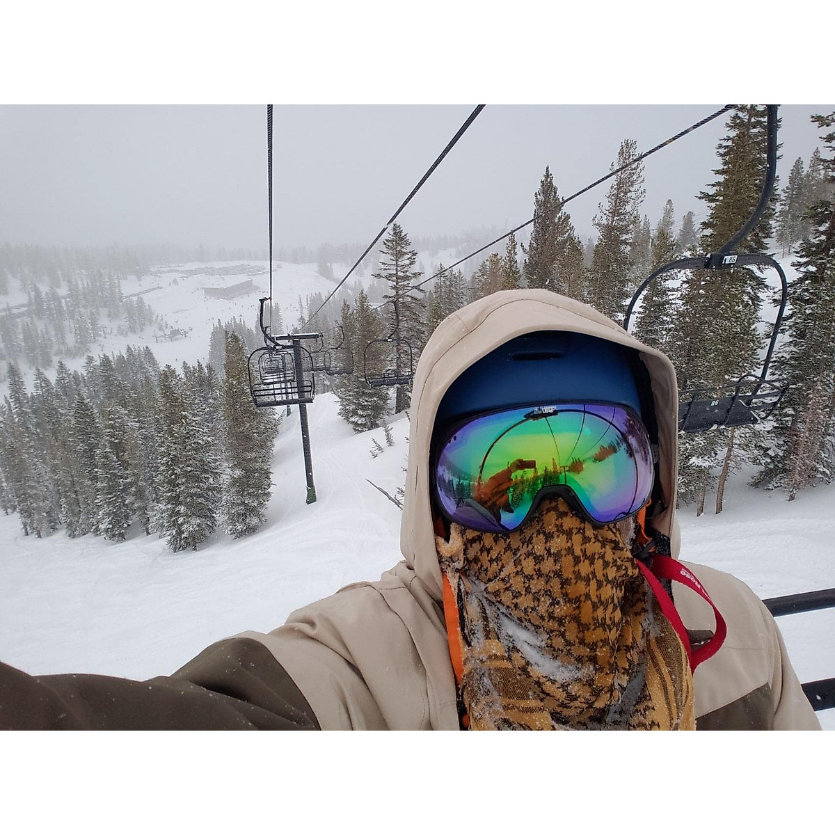 Explore Land Cotton Shemagh Keffiyeh Tactical Desert Scarf Neck Head Wrap with Tassel for Men Women (Coyote Brown, one size)