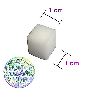 Lily and Lee's Craft Accessories Shoppe Jelly Cubes for Slime - Slime Accessories, Slime Add Ins, Slime Stuff, Slime Mix Ins, Medium (250 Pieces)