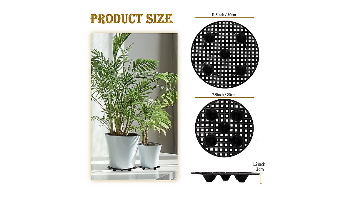 8Pcs Plant Stand - Indoor & Outdoor Pot Elevators