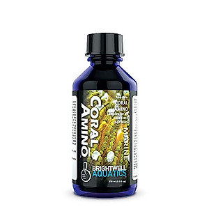 Brightwell Aquatics CoralAmino - Amino Acid Complex for Coral Coloration & Growth, 250ml
