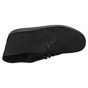 Clarks ORIGINALS Mens Desert Coal Suede Black Boots 8 US