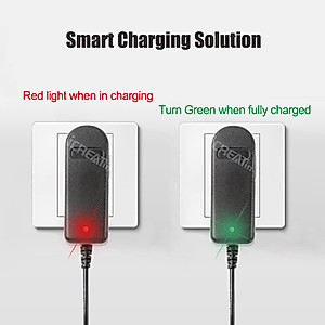 iCreatin AC/DC 4.2V 2A Power Adaptor Lithium Battery Charger Single String Polymer Battery Charger 18650 Lithium Battery Charger Full Stop Automatically