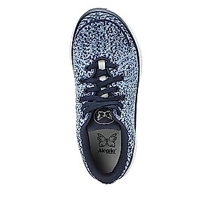 Alegria Rok n Roll Roll On 2 - Energizing Suppot for Effortless Movement – Slip-Resistant with Arch Support - Athletic Sneaker – Walking Shoes Indigo 8-8.5 M US