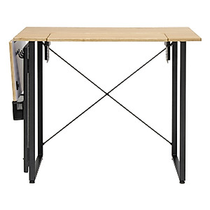 Pivot Sewing Table with Swingout Storage Panel