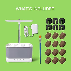 Hydroponics Growing System,Upgrade Wireless 360°Visible Detachable Indoor Herb Garden,Indoor Garden-with Aerator,Automatic Timer,Height Adjustable,Indoor Grow Kit Suitable for Home