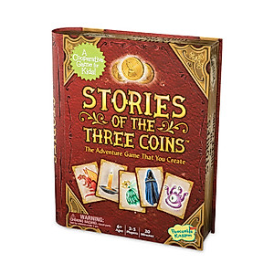 Peaceable Kingdom Stories of The Three Coins – Cooperative Storytelling Game – Use Teamwork to Win! – Great for Families with Kids Ages 6 & up – Fun Classroom Game