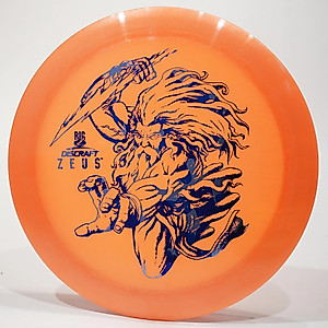 Discraft Zeus (Big Z) Distance Driver Golf Disc, Pick Weight/Color [Stamp & Exact Color May Vary] Orange 173-174 Grams