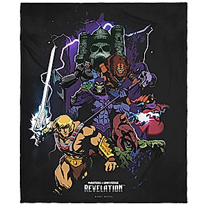 INTIMO Masters of The Universe Revelation Poster Super Soft and Cuddly Plush Fleece Throw Blanket