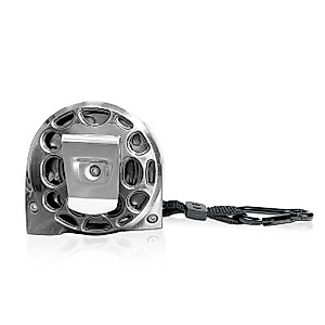 OPTIGRAM Retractable Stainless Steel Tape Measure, 1-Inch Ruler Blade, 16-Foot/5 Metric Both Side Dual Measuring Tape, Self-Lock, Impact Resistance, Hollow Design for Easy Clean(Metallic Silver)