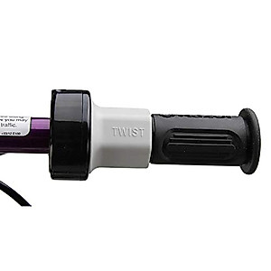 Razor E100 Kids Ride On 24V Motorized Powered Electric Scooter Toy, Speeds up to 10 MPH with Brakes and Pneumatic Tires, Purple