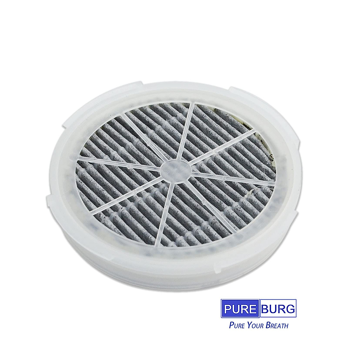 PUREBURG Replacement HEPA Filters Compatible with FridaBaby 3-IN-1 Air Purifier, Activated carbon 2-in-1 Air Clean Dust VOCs Odor PM2.5 Smoke,2-Pack