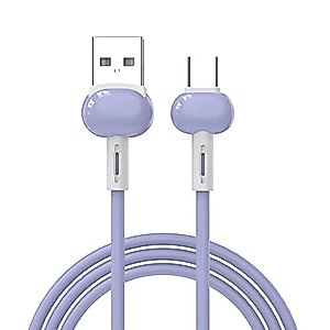 BGNTBUK Phone Chargers 2PC 1m 3A Silicone Data Cable Mobile Phone Color Fast Charging Line Liquid Soft Plastic Flash Charging Cable Charger Cable Magnetic
